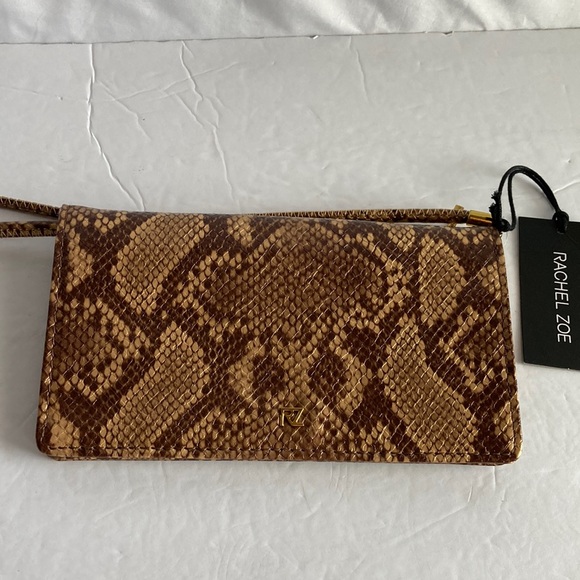 Rachel Zoe | Accessories | Rachel Zoe Faux Snake Skin Print Crossbody ...